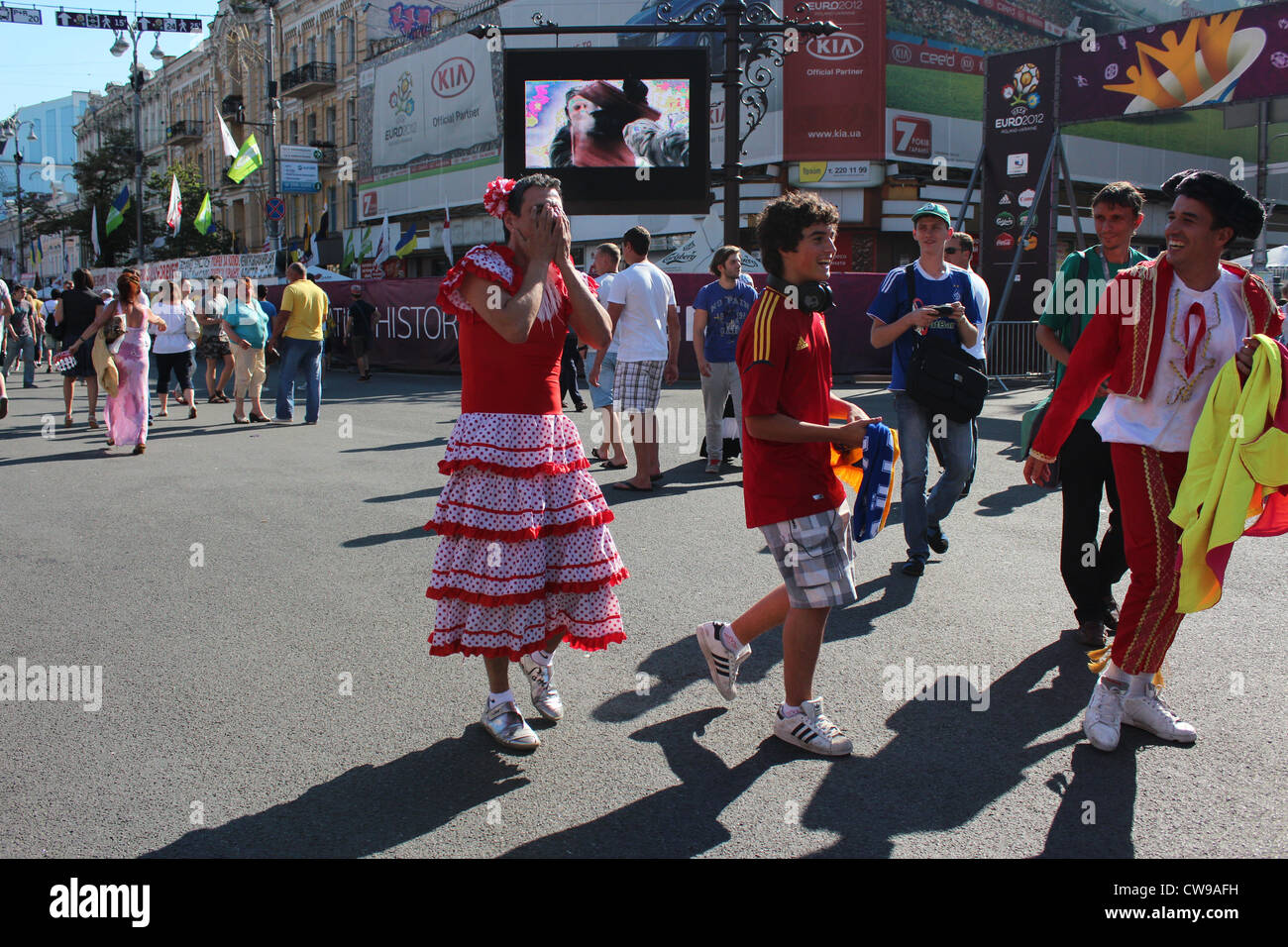 Final. Kiev, Ukraine, European Football Championship 2012 Stock Photo ...
