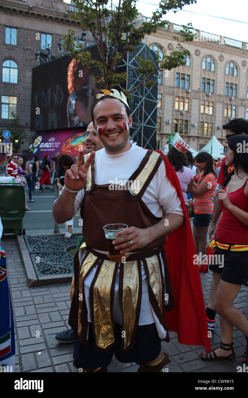Final. Kiev, Ukraine, European Football Championship 2012 Stock Photo ...