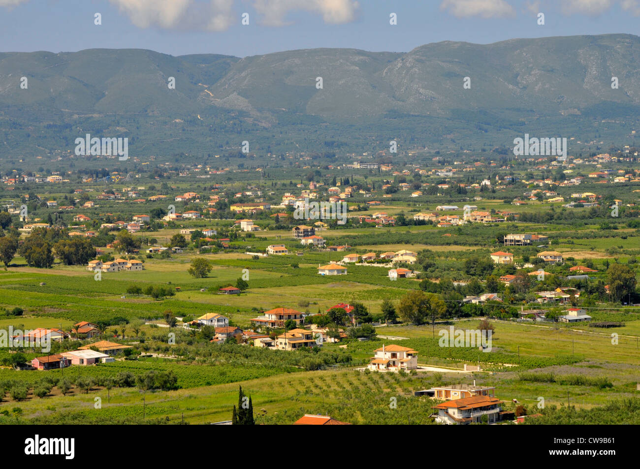 View of Zakynthos Greece Countryside Ionian Sea Mediterranean Island ...