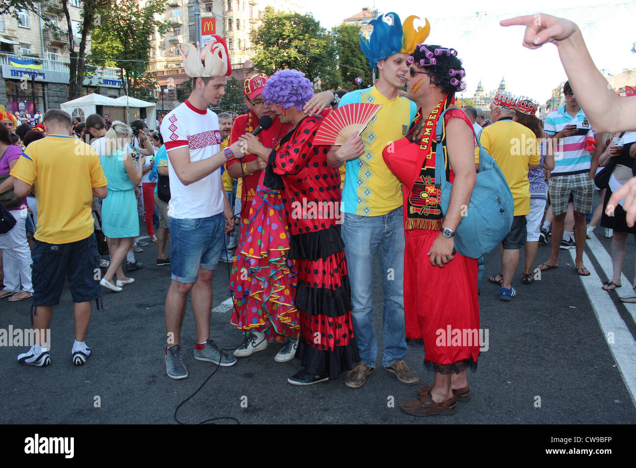Final. Kiev, Ukraine, European Football Championship 2012 Stock Photo ...