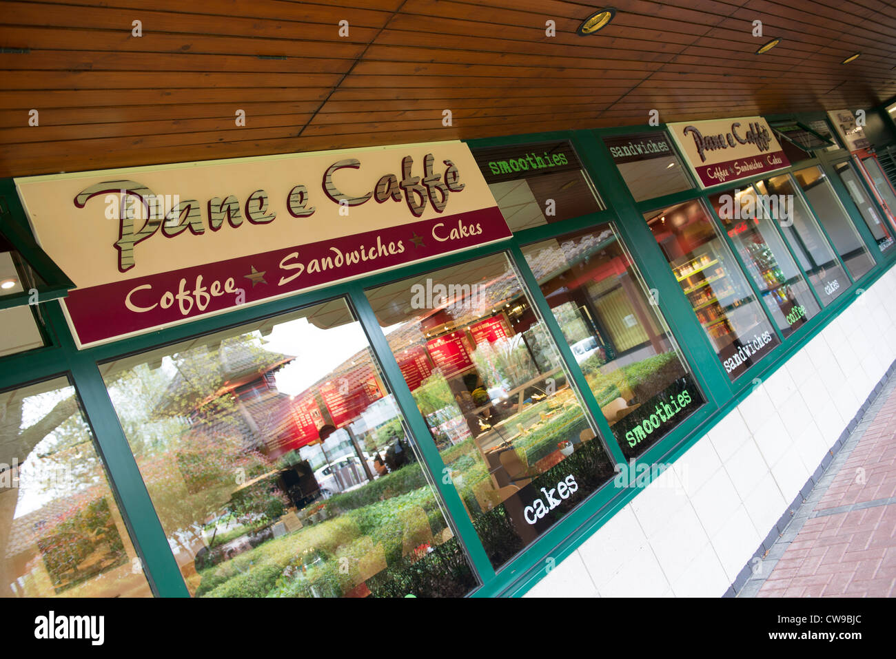 Pane e Caffe cafe, Birmingham Business Park Stock Photo - Alamy