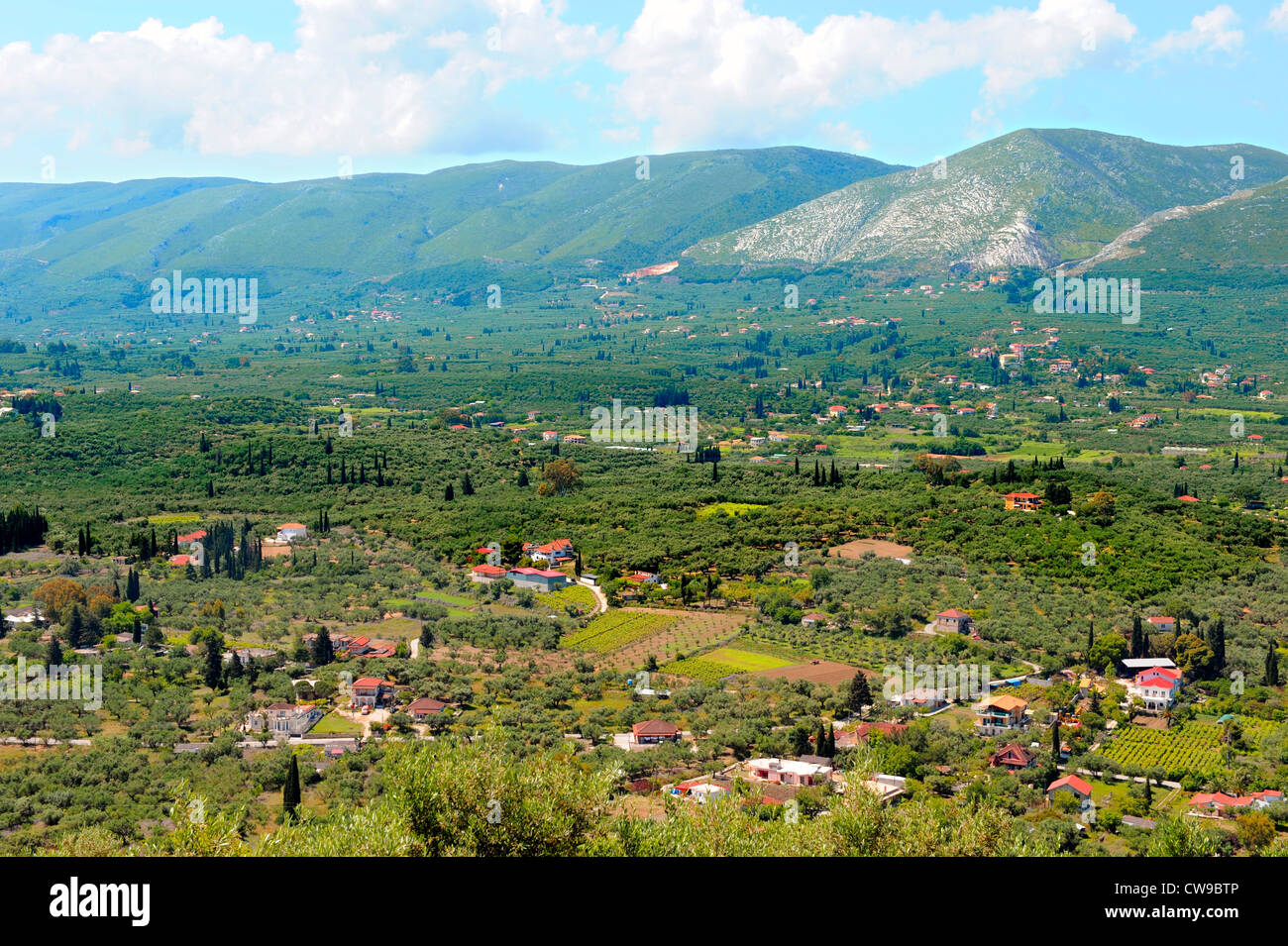 View of Zakynthos Greece Countryside Ionian Sea Mediterranean Island ...
