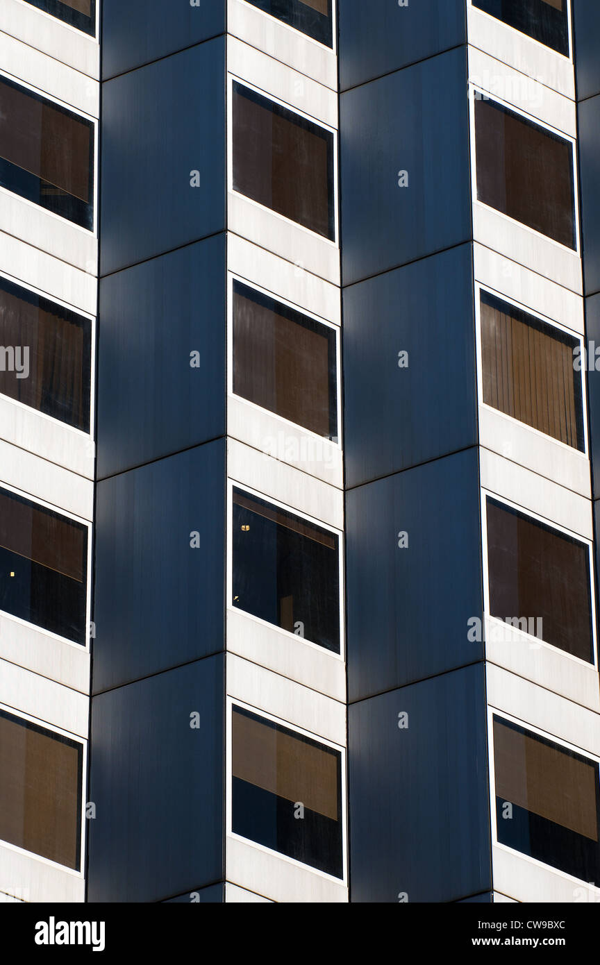 Abstract patterns created by windows in an office block Stock Photo - Alamy