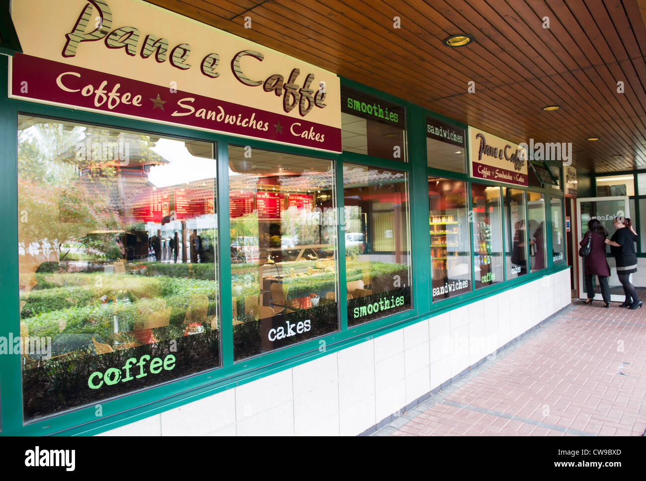 Pane e Caffe cafe, Birmingham Business Park Stock Photo - Alamy