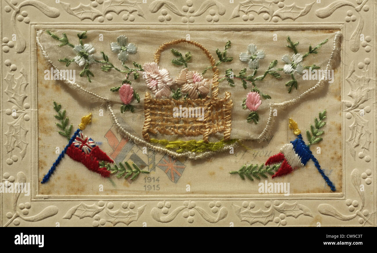 Embroidered Silk Postcard High Resolution Stock Photography and Images ...