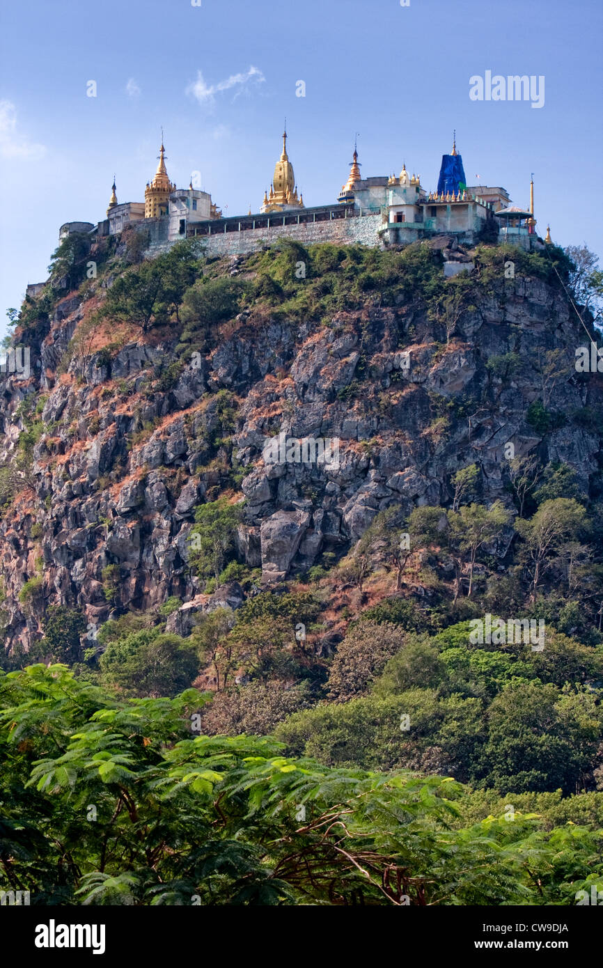Myanmar, Burma. Mount Popa Monastery Stock Photo - Alamy