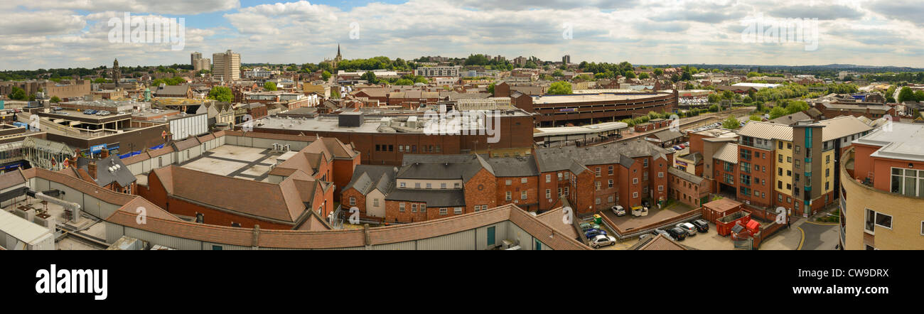Panormaic of Walsall, West Midlands Stock Photo - Alamy