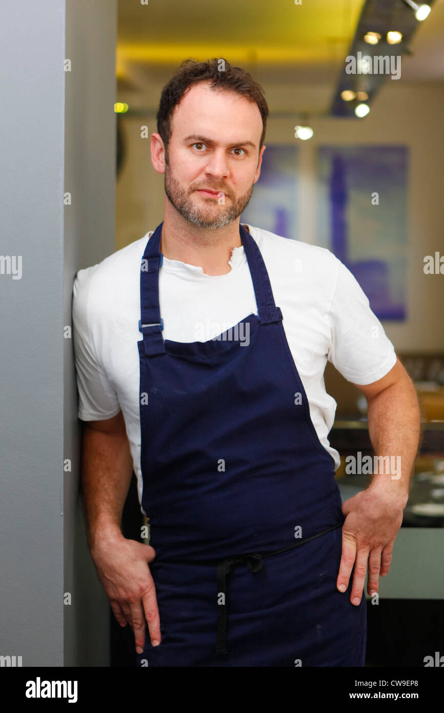 Glynn Purnell at Purnells restaurant, 55 Cornwall Street, Birmingham ...