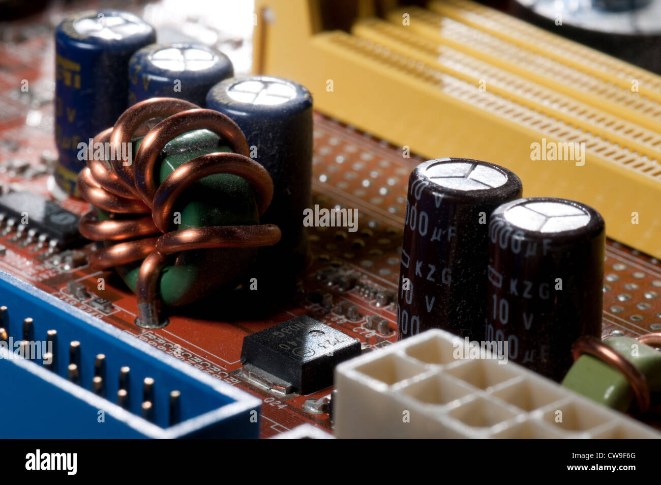 matrix with various computer parts Stock Photo - Alamy