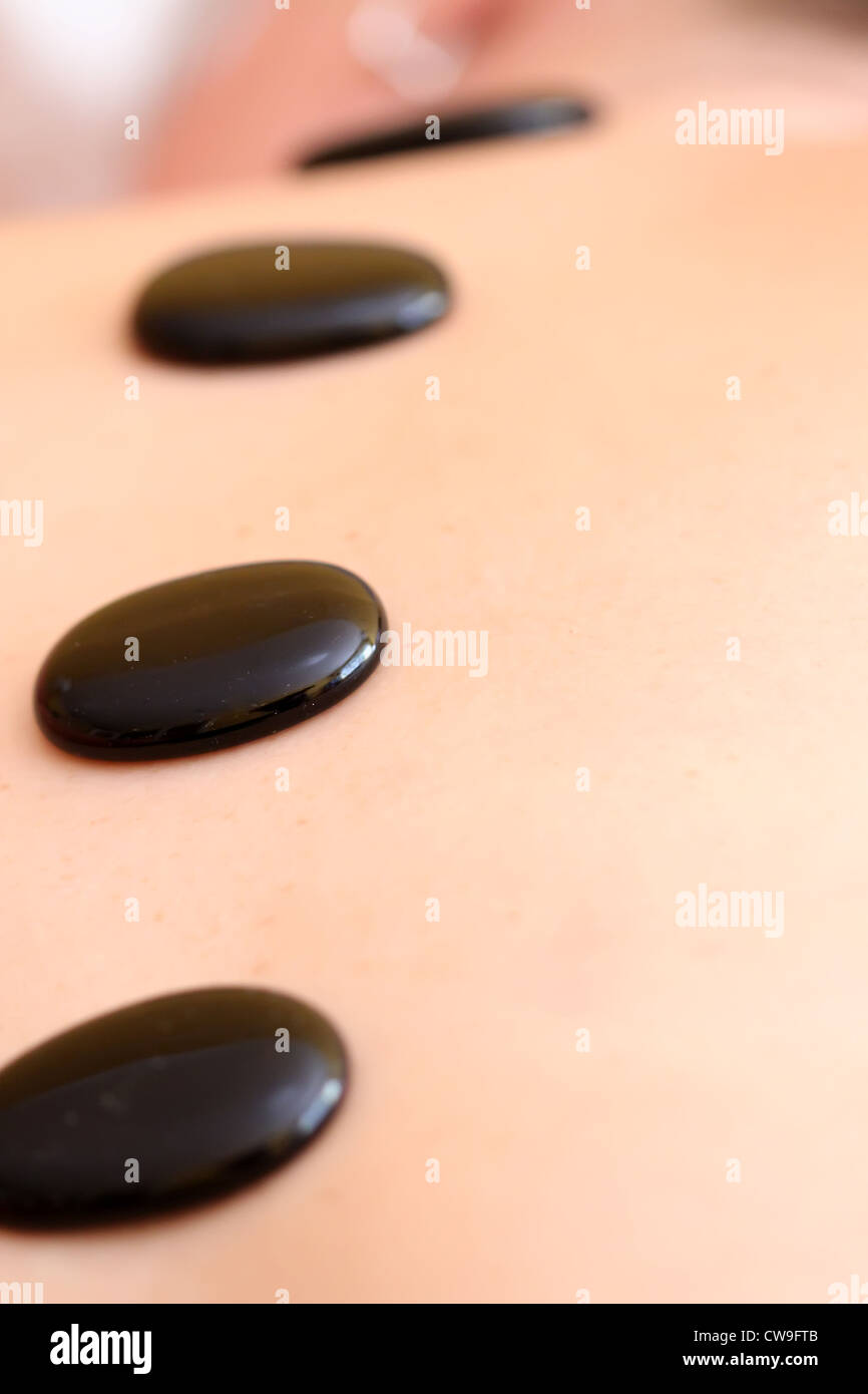 Relax spa woman rocks hi-res stock photography and images - Alamy