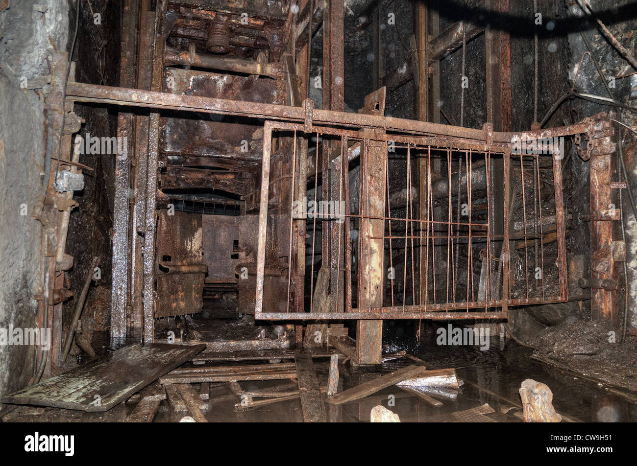 Underground coal mine elevator hi-res stock photography and images - Alamy