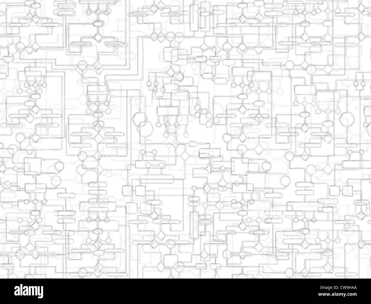 Background - drawn technological scheme Stock Photo - Alamy