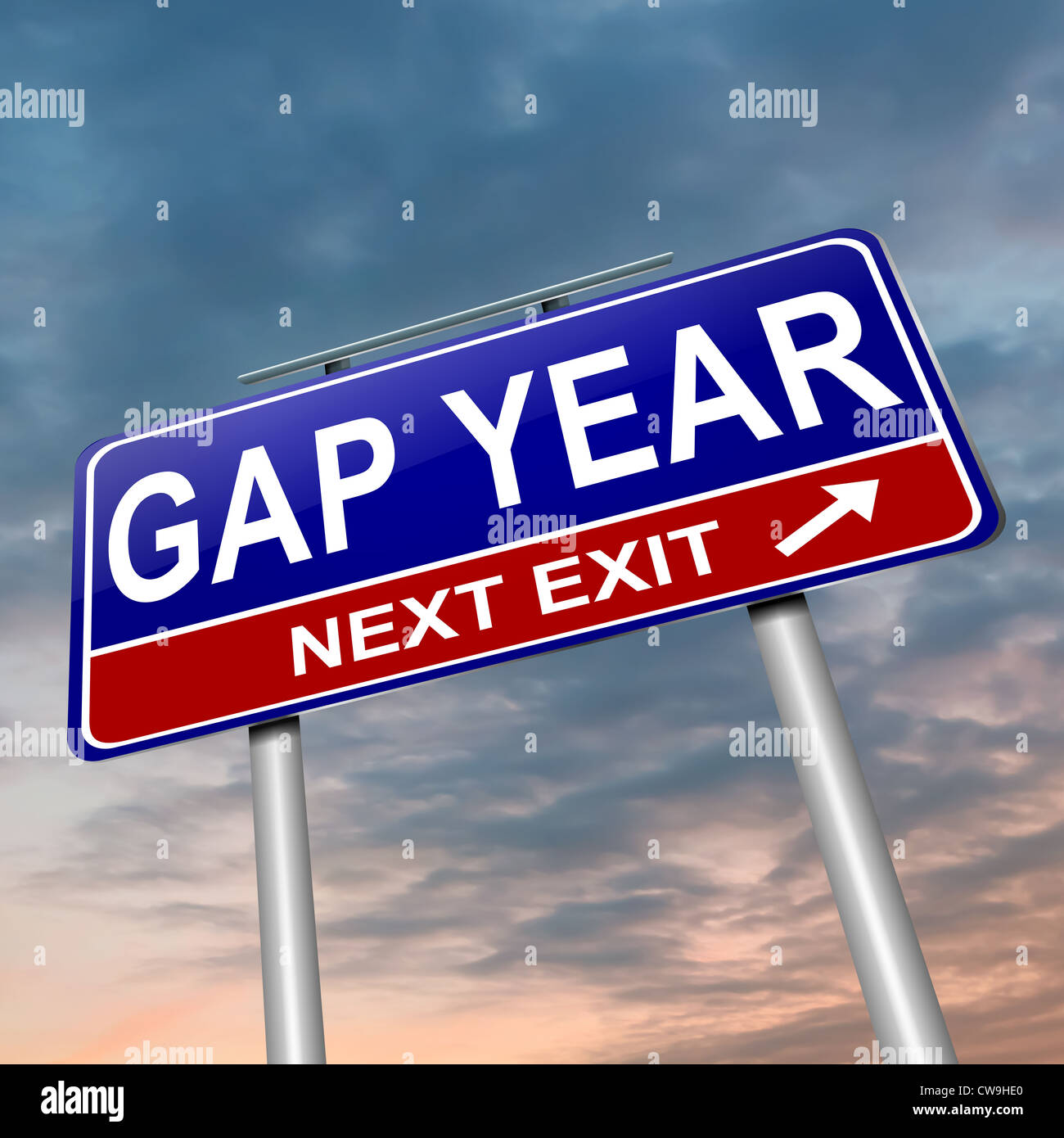 Gap year concept Stock Photo - Alamy