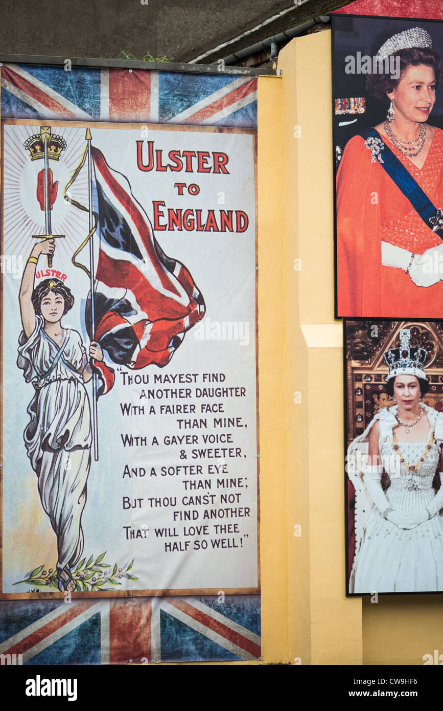 Queen elizabeth northern ireland mural hi-res stock photography and ...