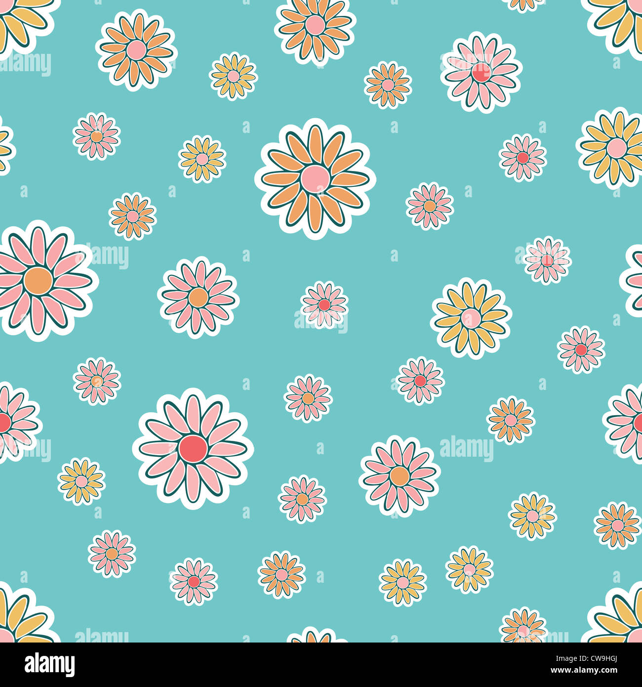 Old fashioned flower pattern hi-res stock photography and images - Alamy