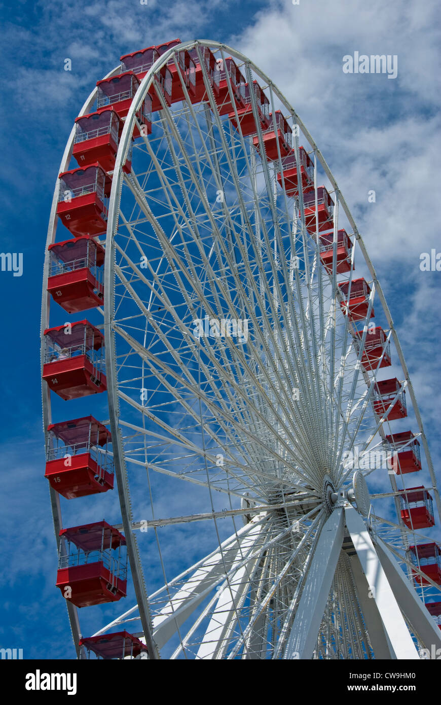 The ferris wheel at Navy Pier, Chicago, Illinois Stock Photo - Alamy