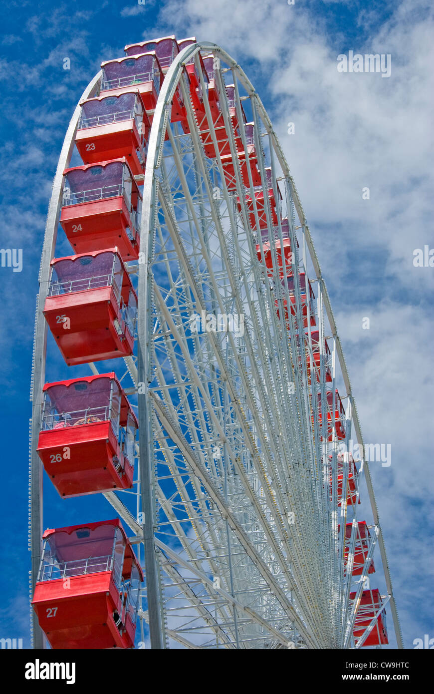 The ferris wheel at Navy Pier, Chicago, Illinois Stock Photo - Alamy