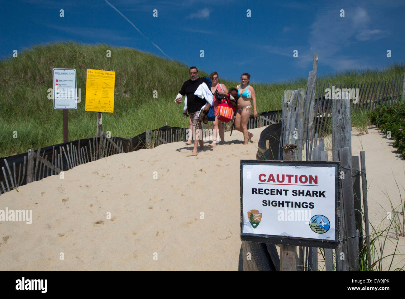 Shark warning sign hi-res stock photography and images - Alamy