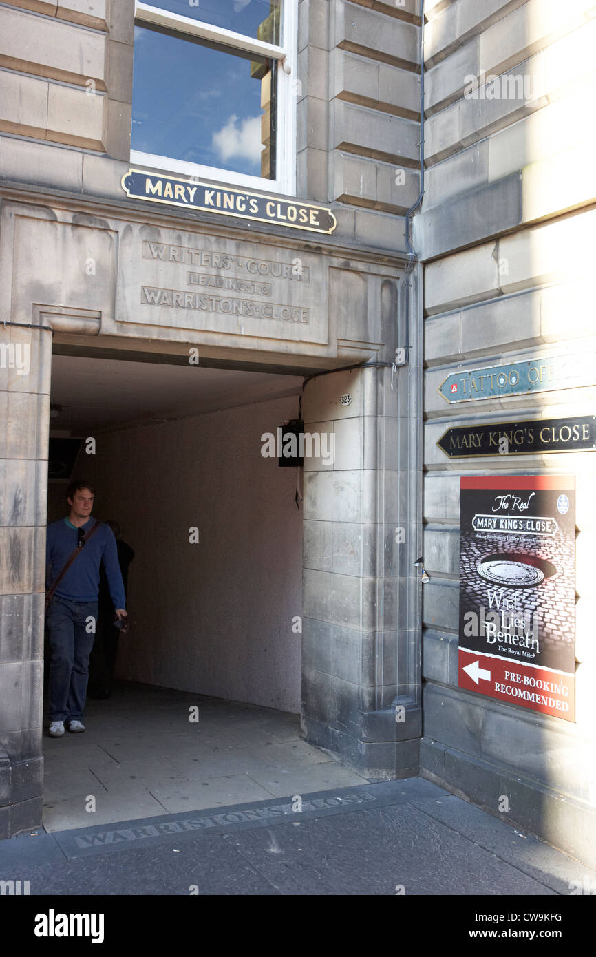 Mary king’s close edinburgh hi-res stock photography and images - Alamy