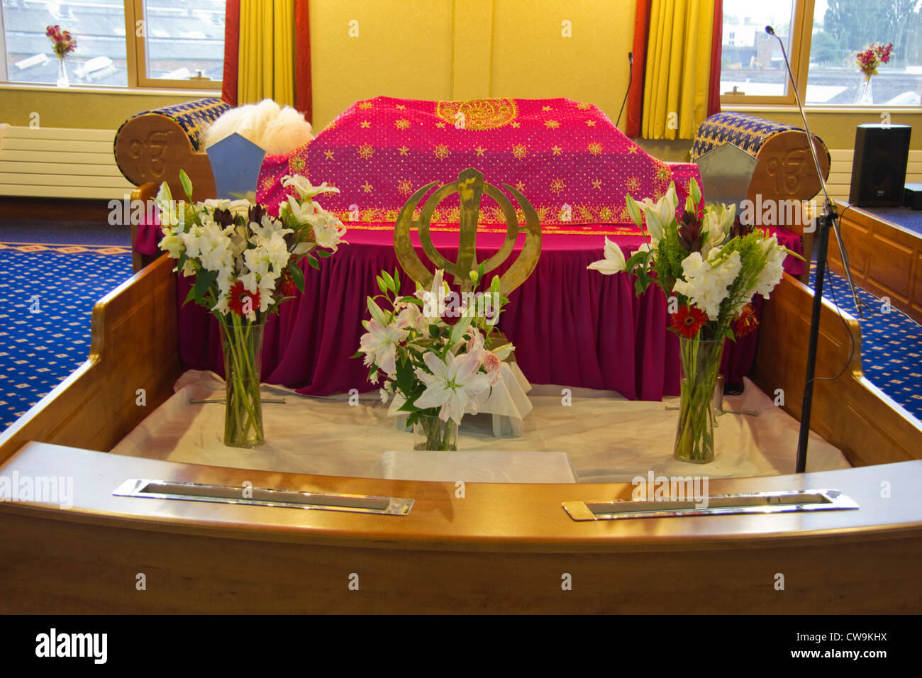 Altar in gurdwara sahib sikh hi-res stock photography and images - Alamy