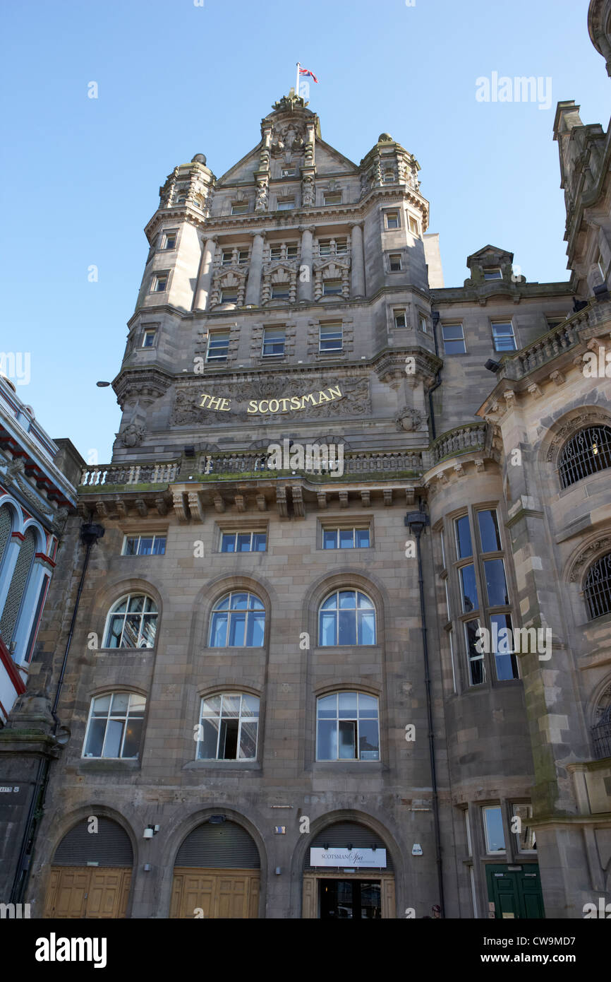 the scotsman newspaper building now hotel edinburgh scotland uk united ...