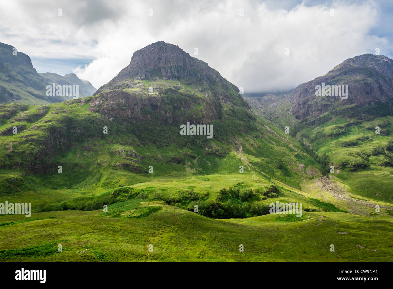 Beautiful sunny day in the highlands Stock Photo - Alamy