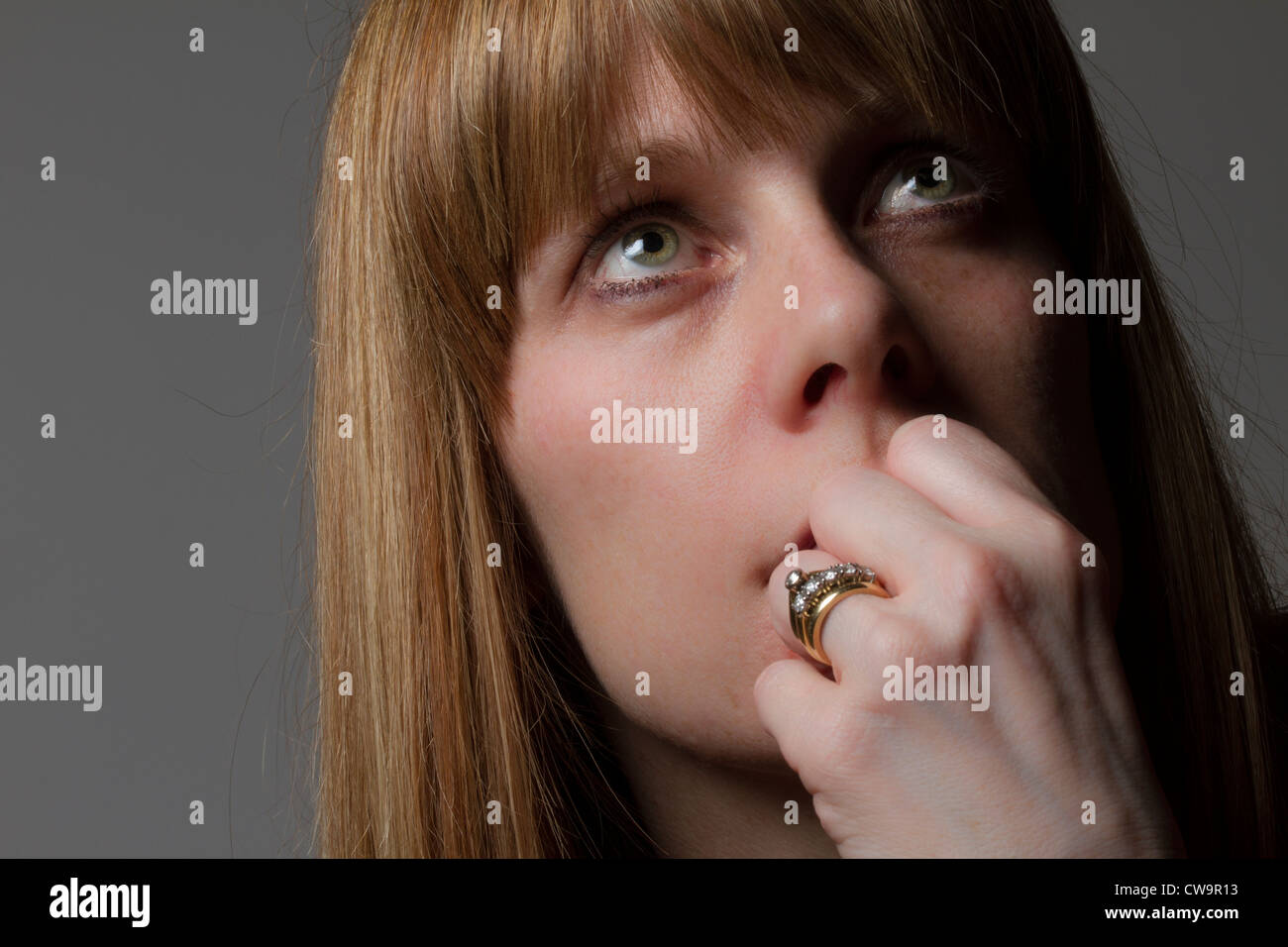 Fingers To Lips Stock Photos & Fingers To Lips Stock Images - Alamy