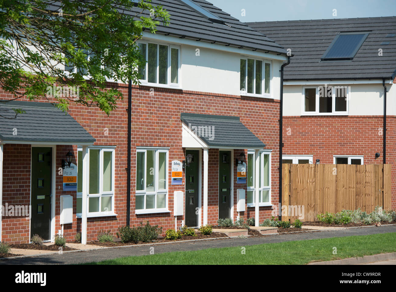 Housing in North Solihull Stock Photo - Alamy
