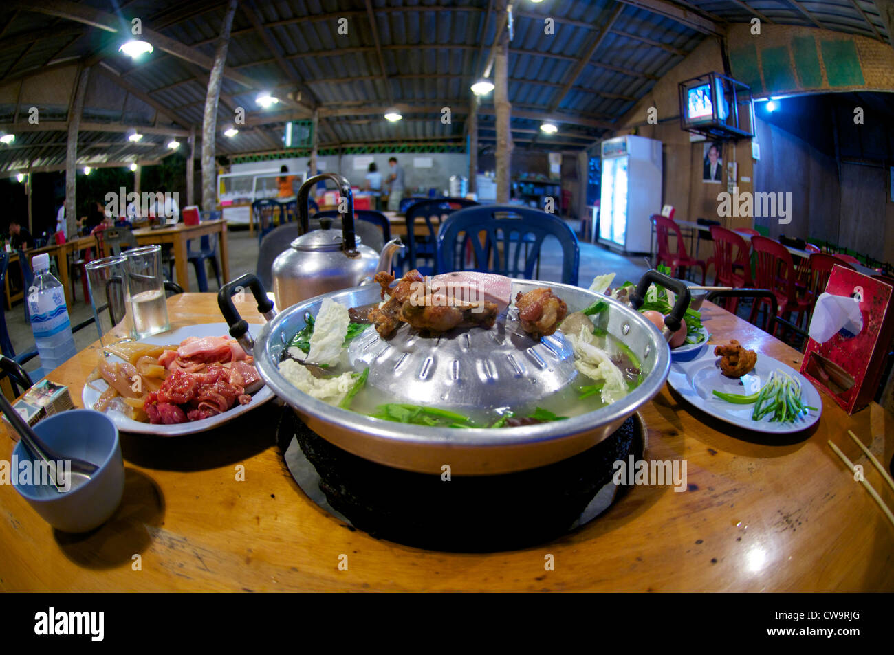 Thai Hot Pan BBQ Stock Photo - Alamy