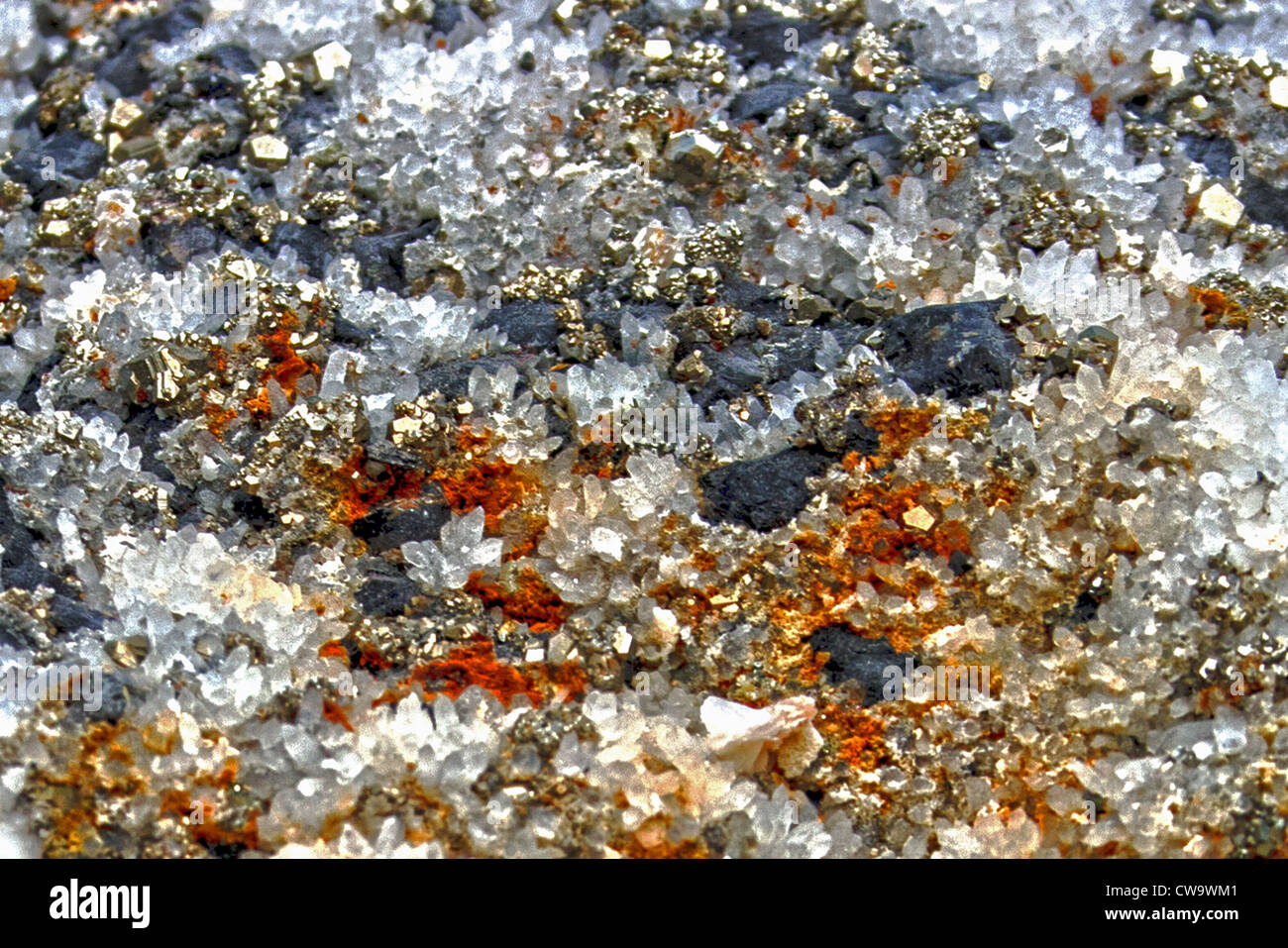 Mineral crystals and stones in various structures Stock Photo - Alamy