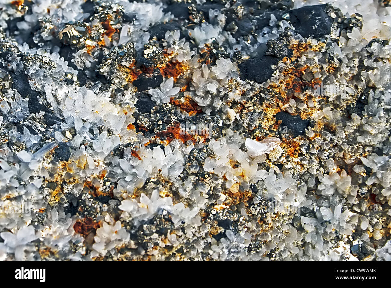 Mineral crystals and stones in various structures Stock Photo - Alamy