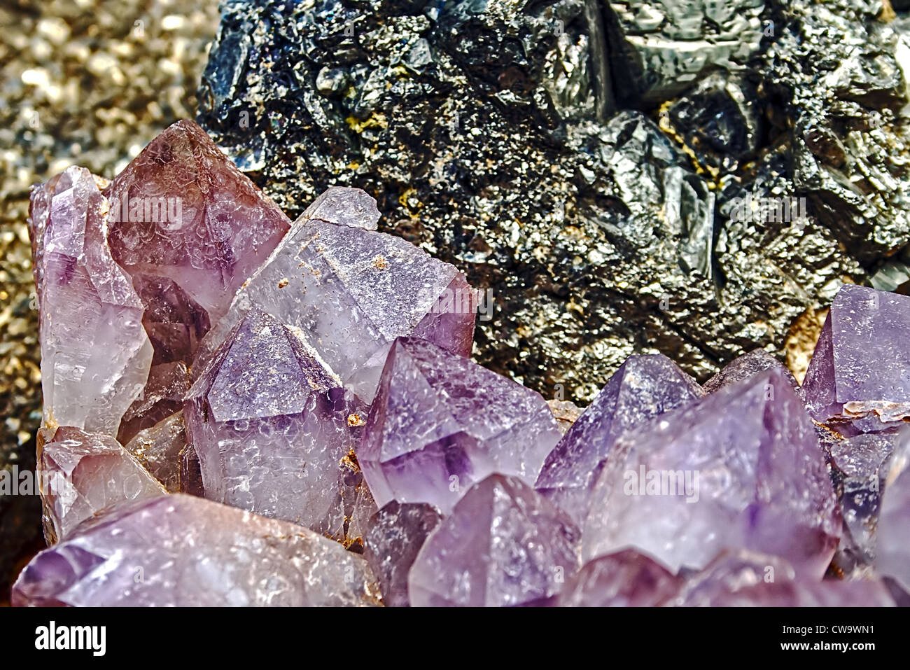 Mineral crystals and stones in various structures Stock Photo - Alamy