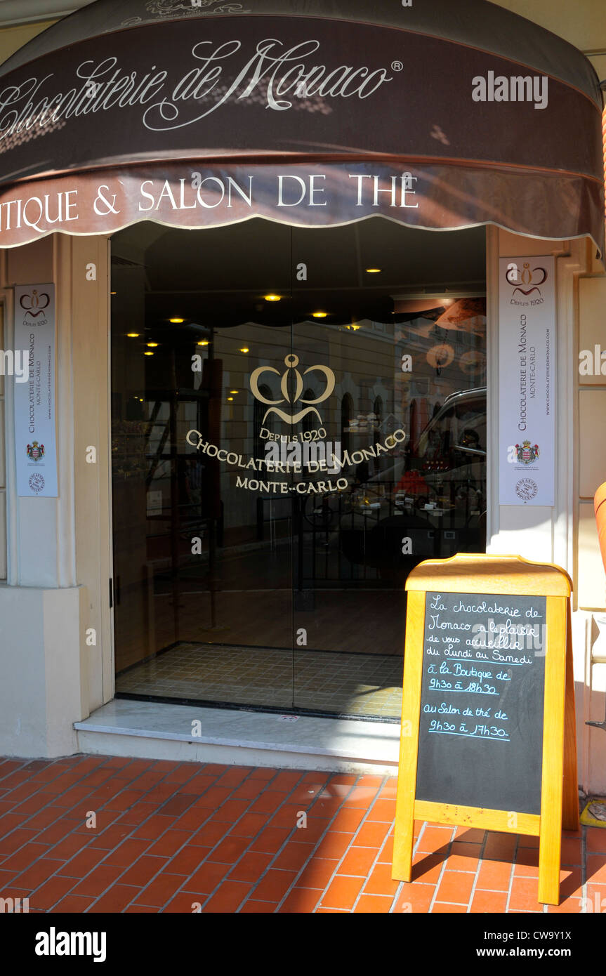 Chocolate Store Monte Carlo Monaco Principality French Riviera ...