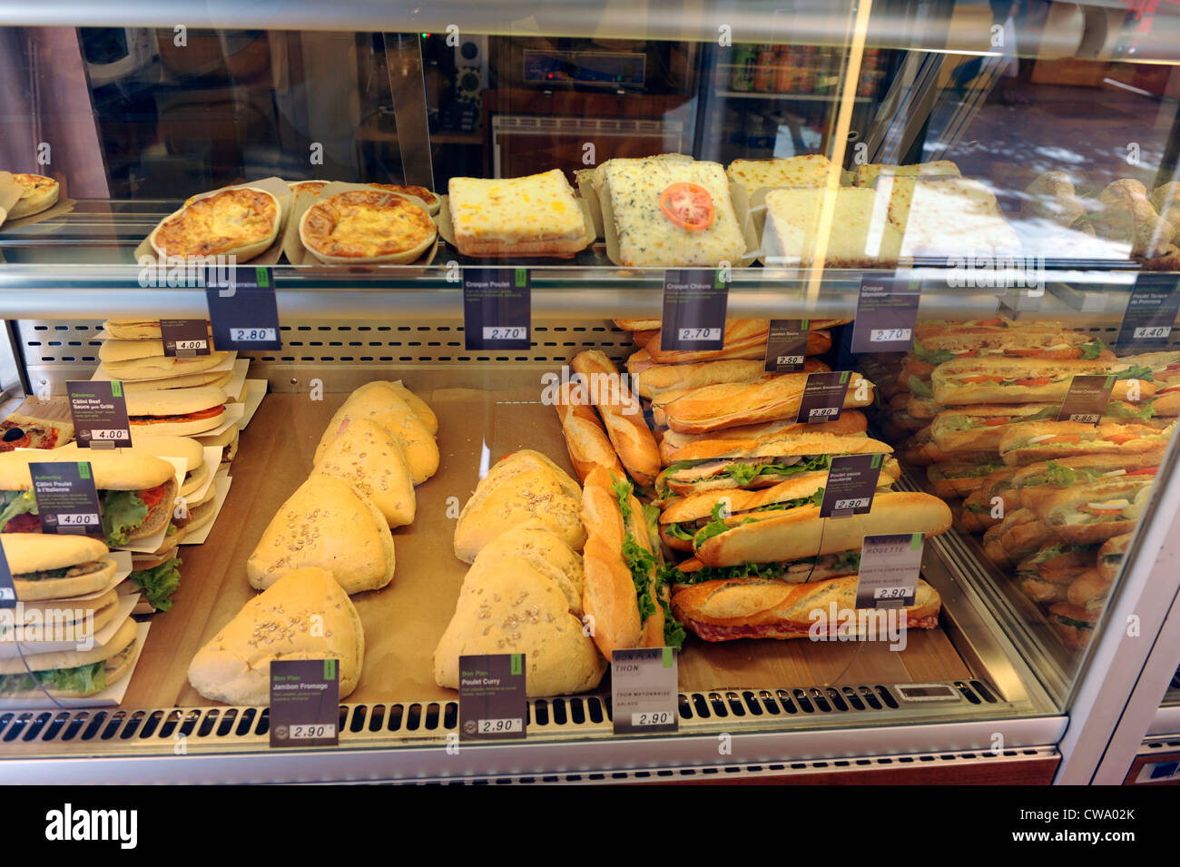 Sandwiches Display Market Toulon France French Riviera Mediterranean ...