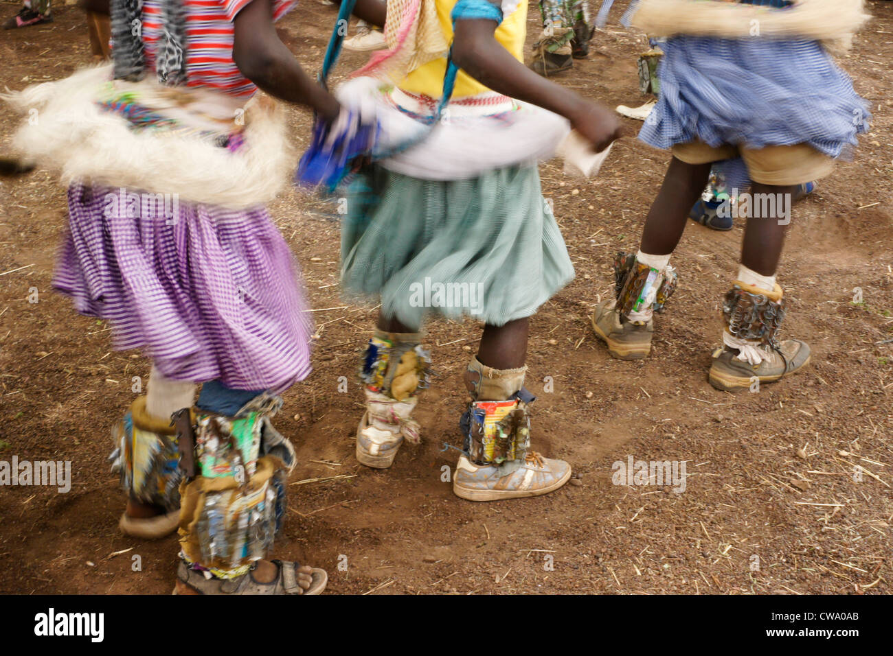 Dagomba boys dancing, Wovogumah village, Ghana Stock Photo - Alamy