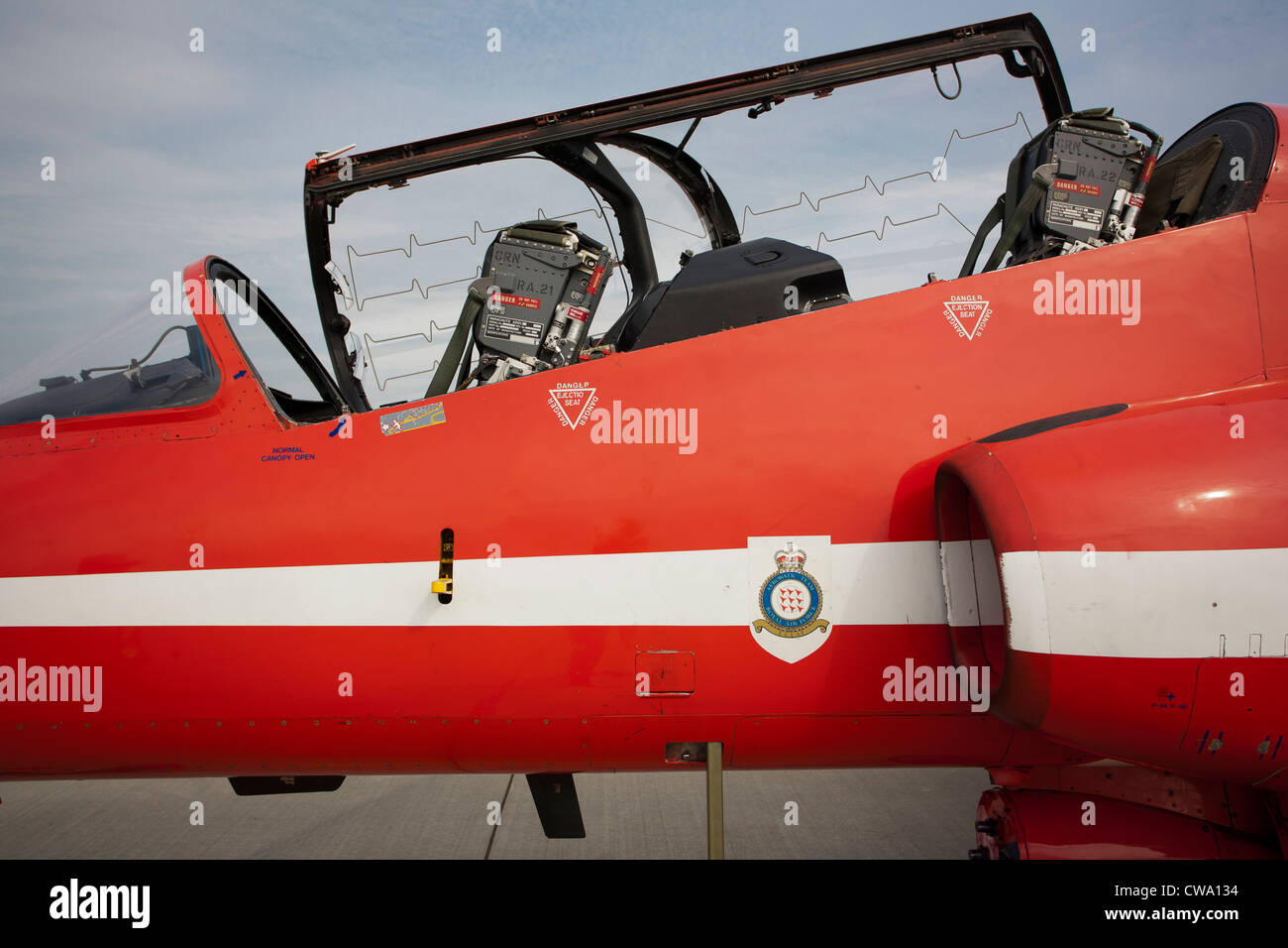 Red arrows cockpit hi-res stock photography and images - Alamy