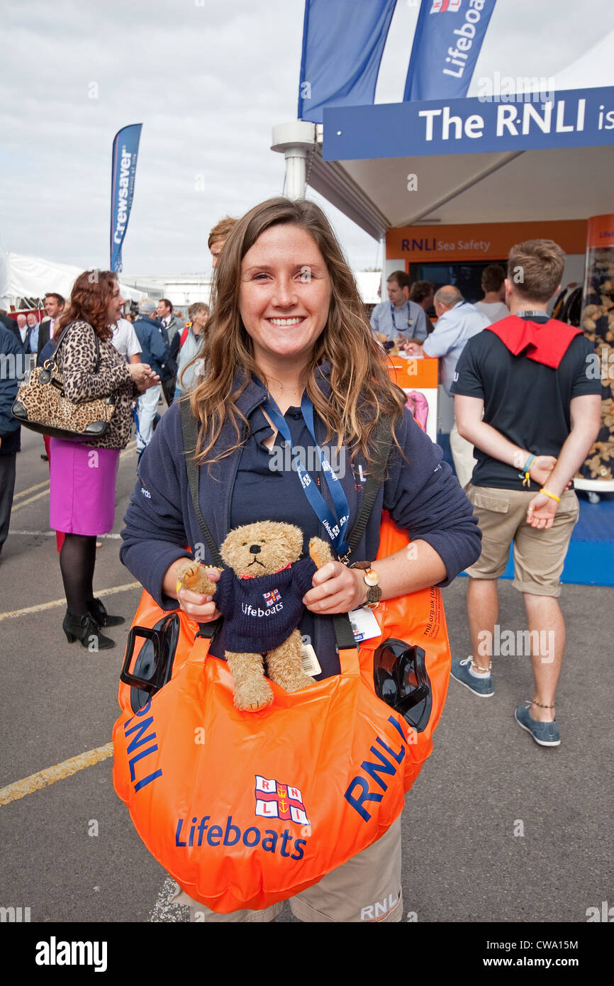 The RNLI fundraising stall at the Southampton boat show 2011 Stock ...