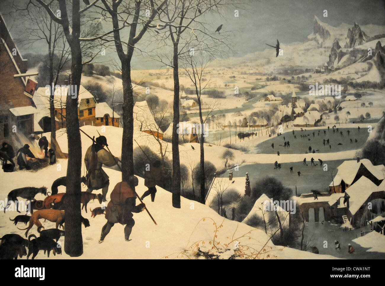 Pieter Bruegel the Elder Hunters in the Snow Kunsthistorisches Museum ...