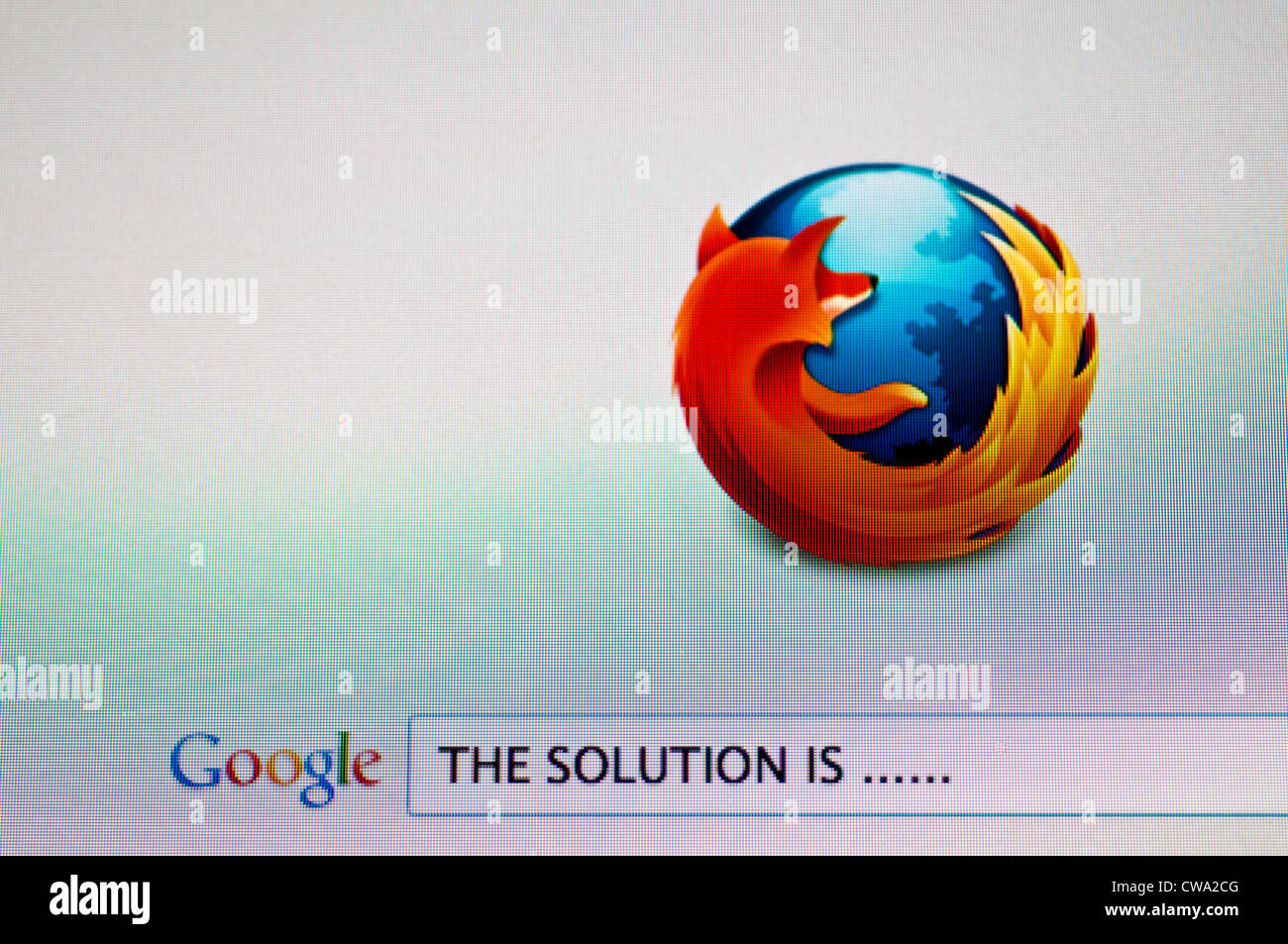 Solution logo hi-res stock photography and images - Alamy