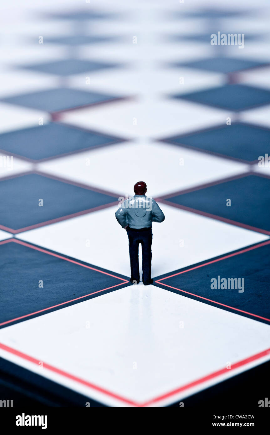 Small toy figure standing on hi-res stock photography and images - Alamy