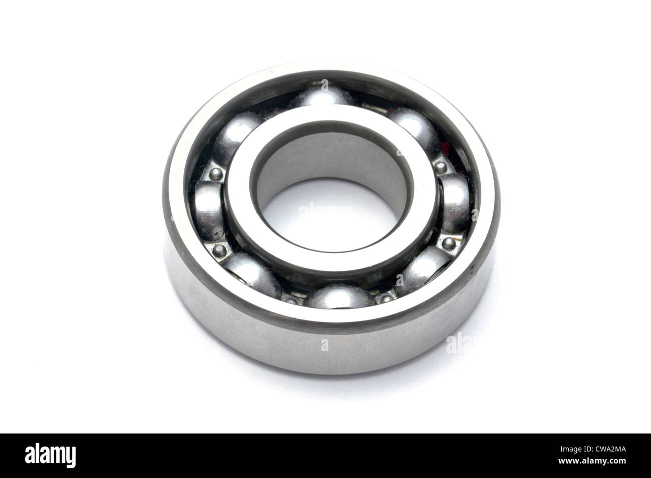 Ball bearing closeup on white background Stock Photo - Alamy