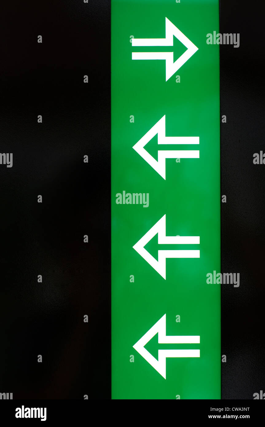 arrow signs of different direction, concepts of going different way ...