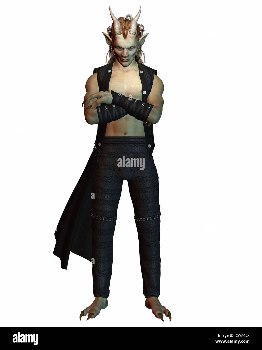 Man with horns mythical hi-res stock photography and images - Alamy