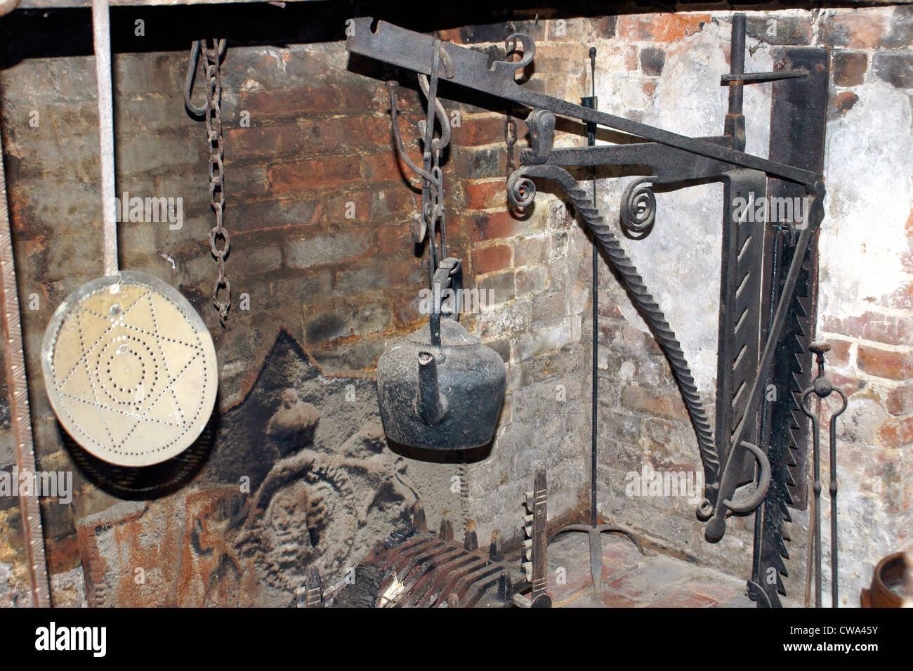 KETTLE FIRE PLACE Stock Photo - Alamy