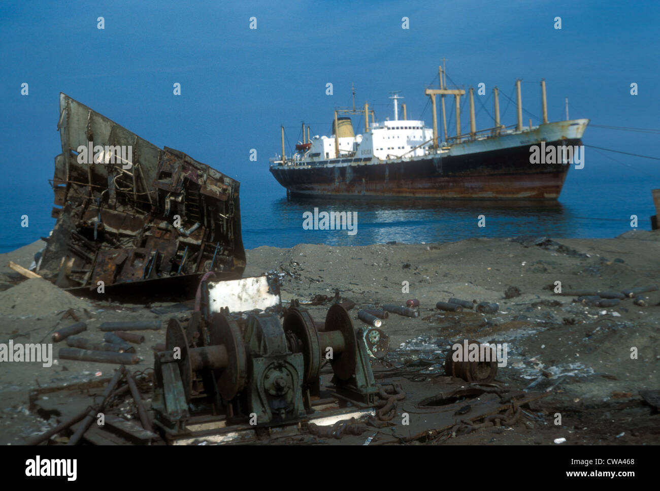 Gadani ship-breaking beach in Baluchistan, Pakistan Stock Photo - Alamy