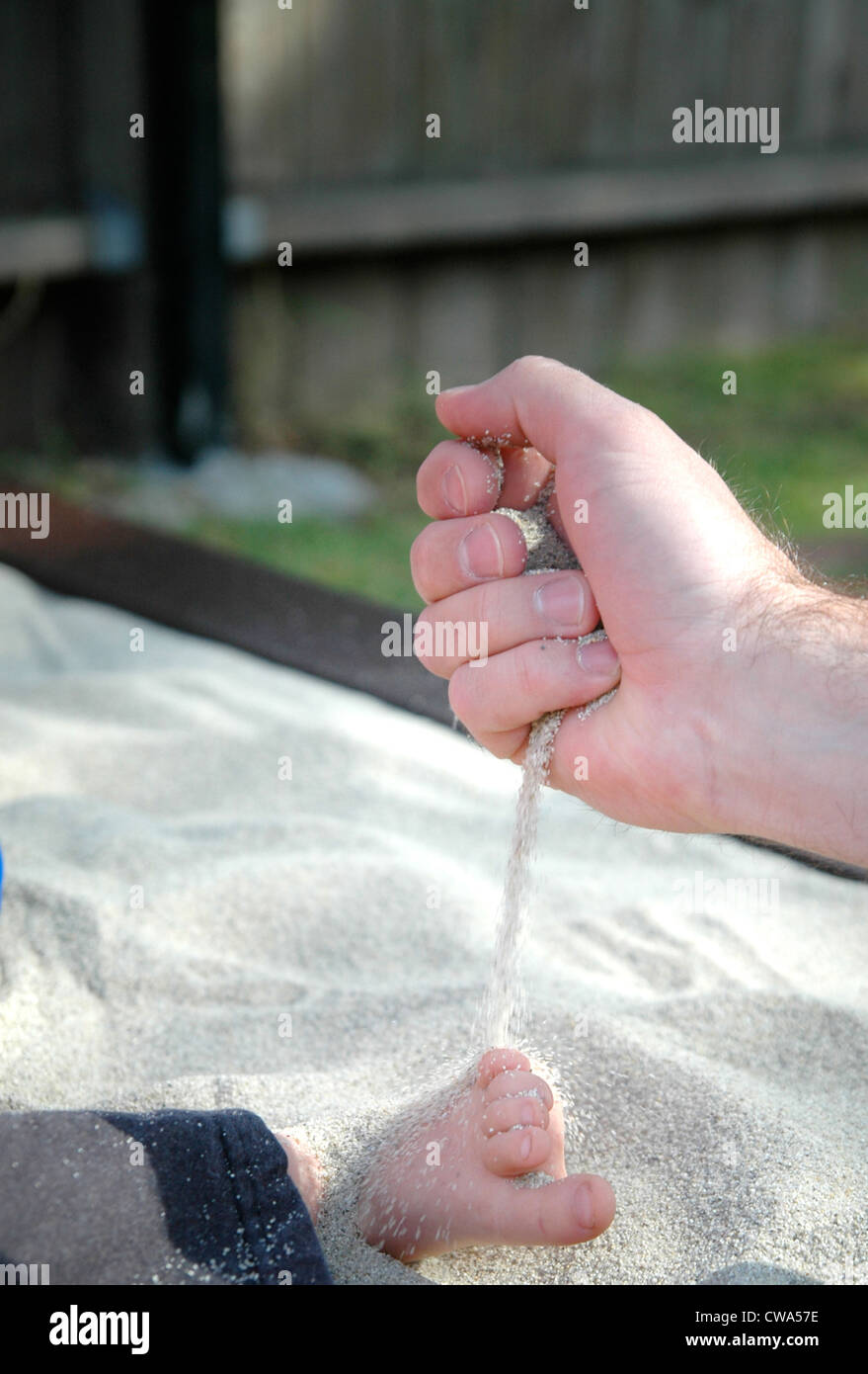 Child foot sand hi-res stock photography and images - Alamy