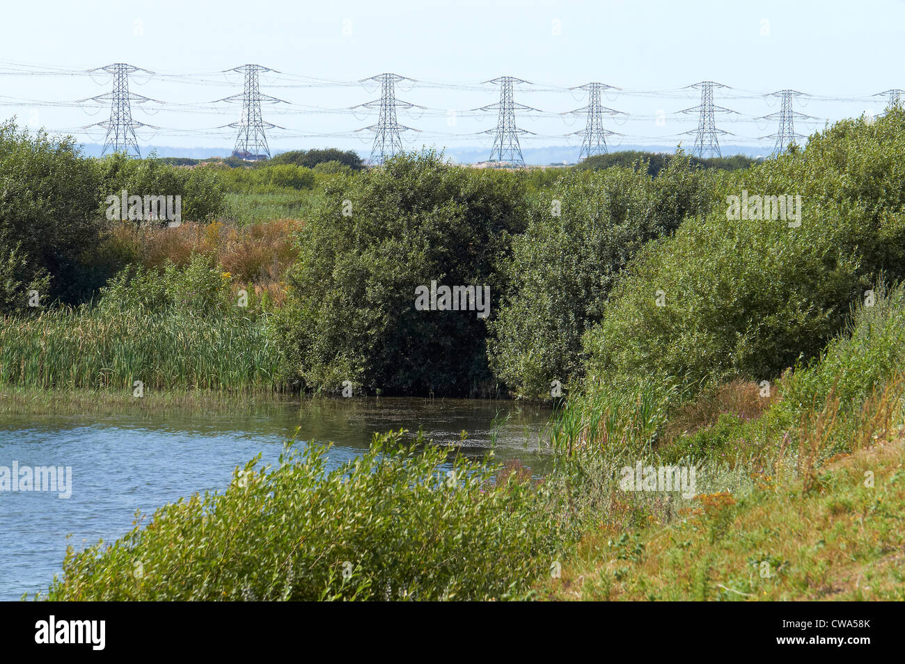Ugly pylons hi-res stock photography and images - Alamy