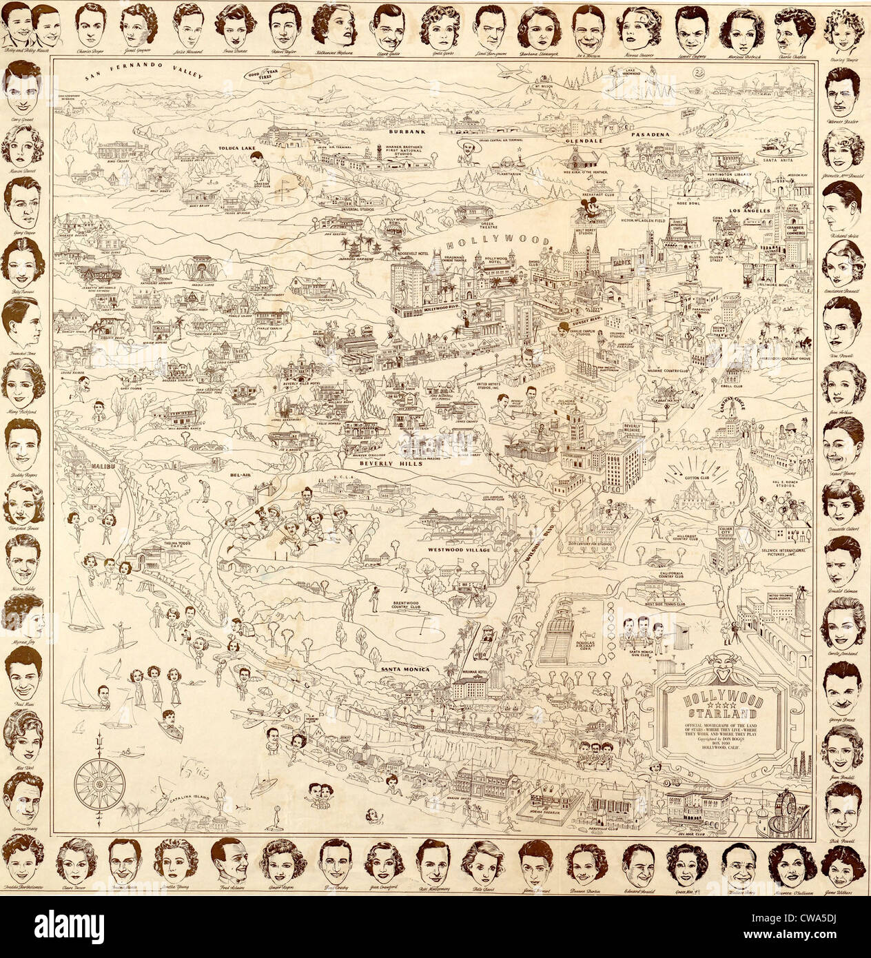 1930s maps hi-res stock photography and images - Alamy