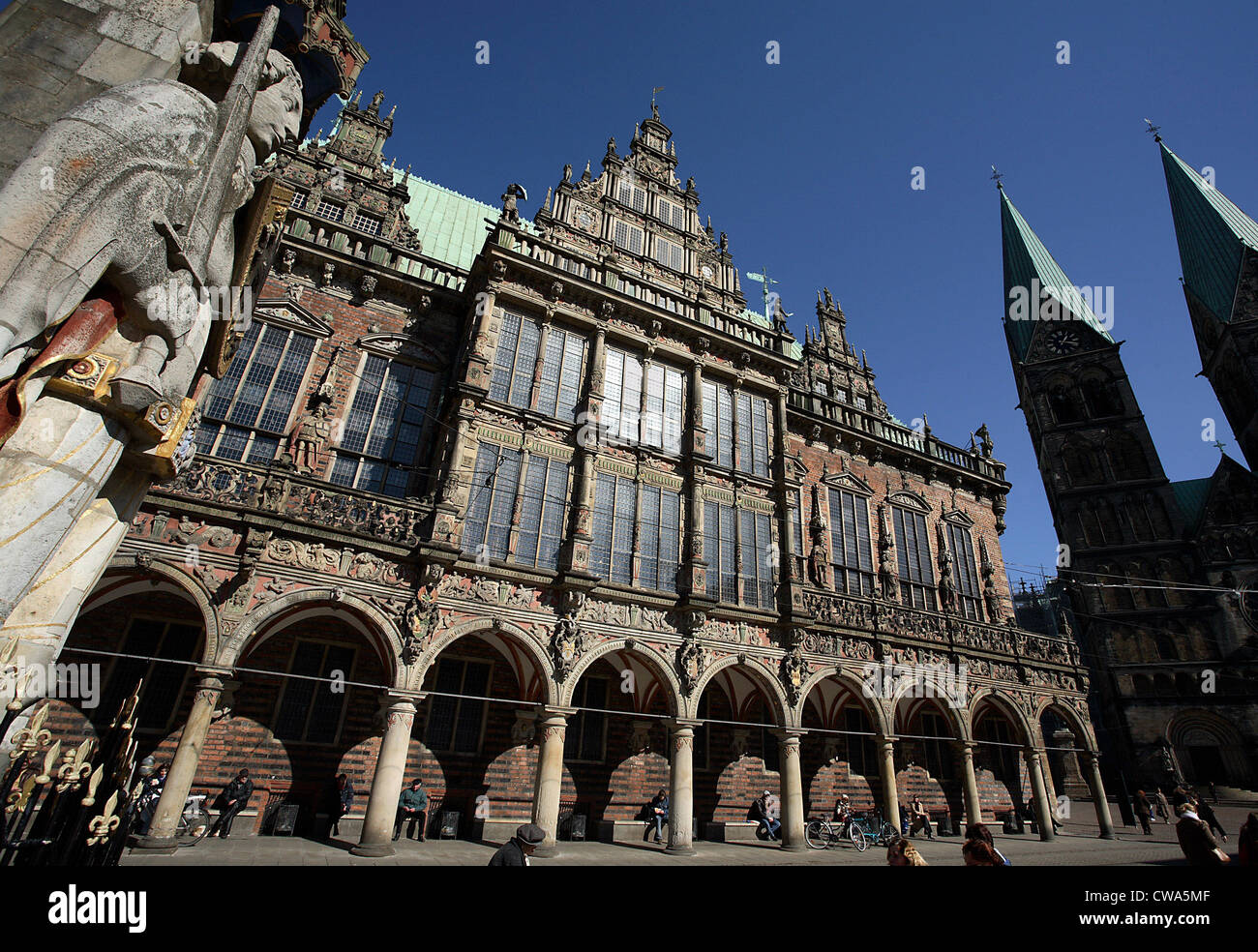 Bremen, Bremen Roland, City Hall, Cathedral Stock Photo - Alamy