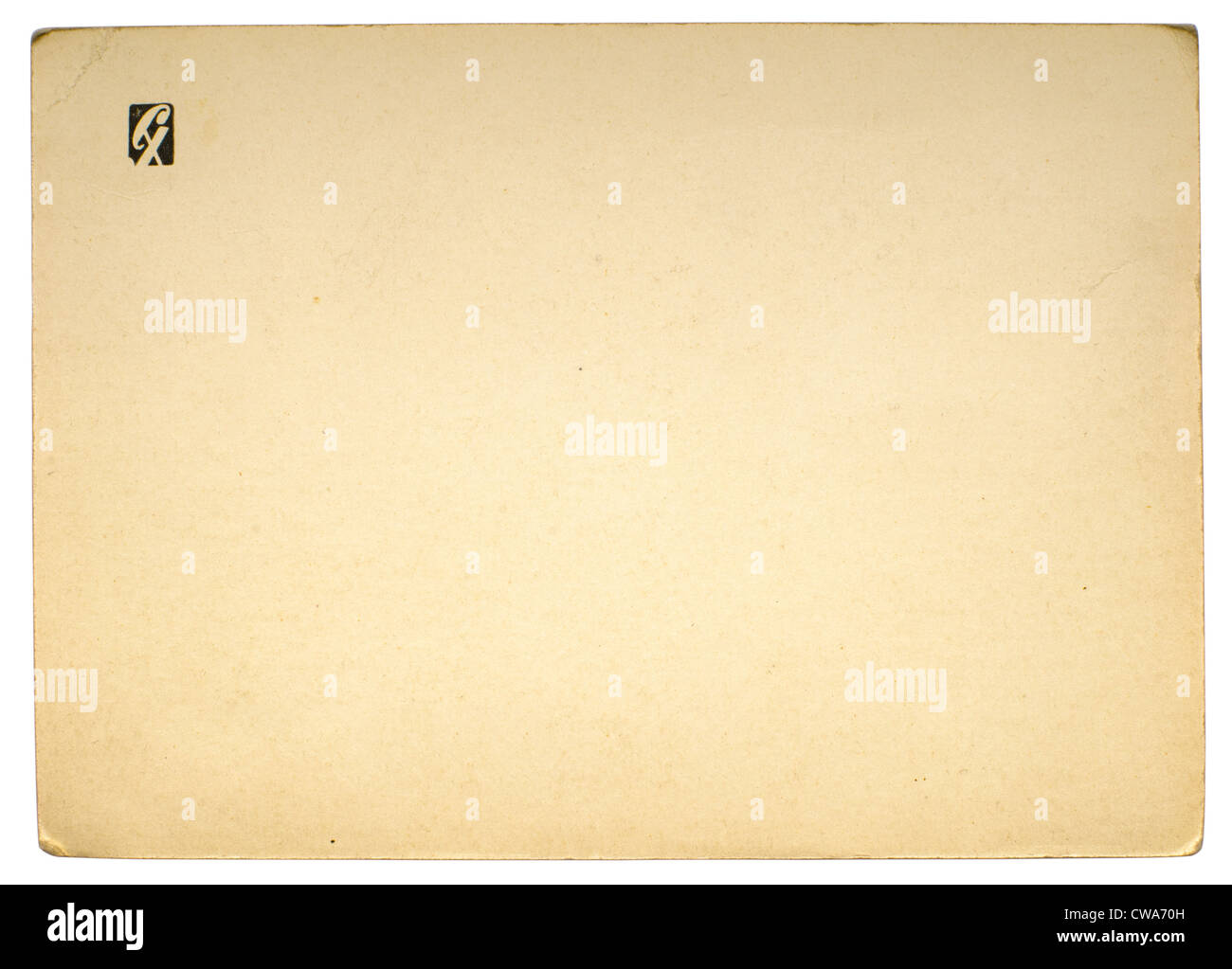 Old paper sheet isolated on white background Stock Photo - Alamy